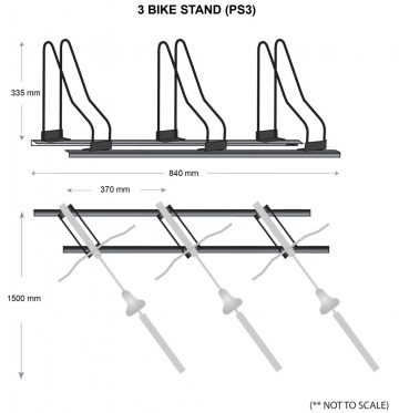 Bicycle Stands for home or school – 3 Bicycle - Bike Stands.com.au