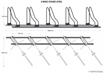 BICYCLE RACK DIMENSIONS - Bike Stands and Bike Racks Australia